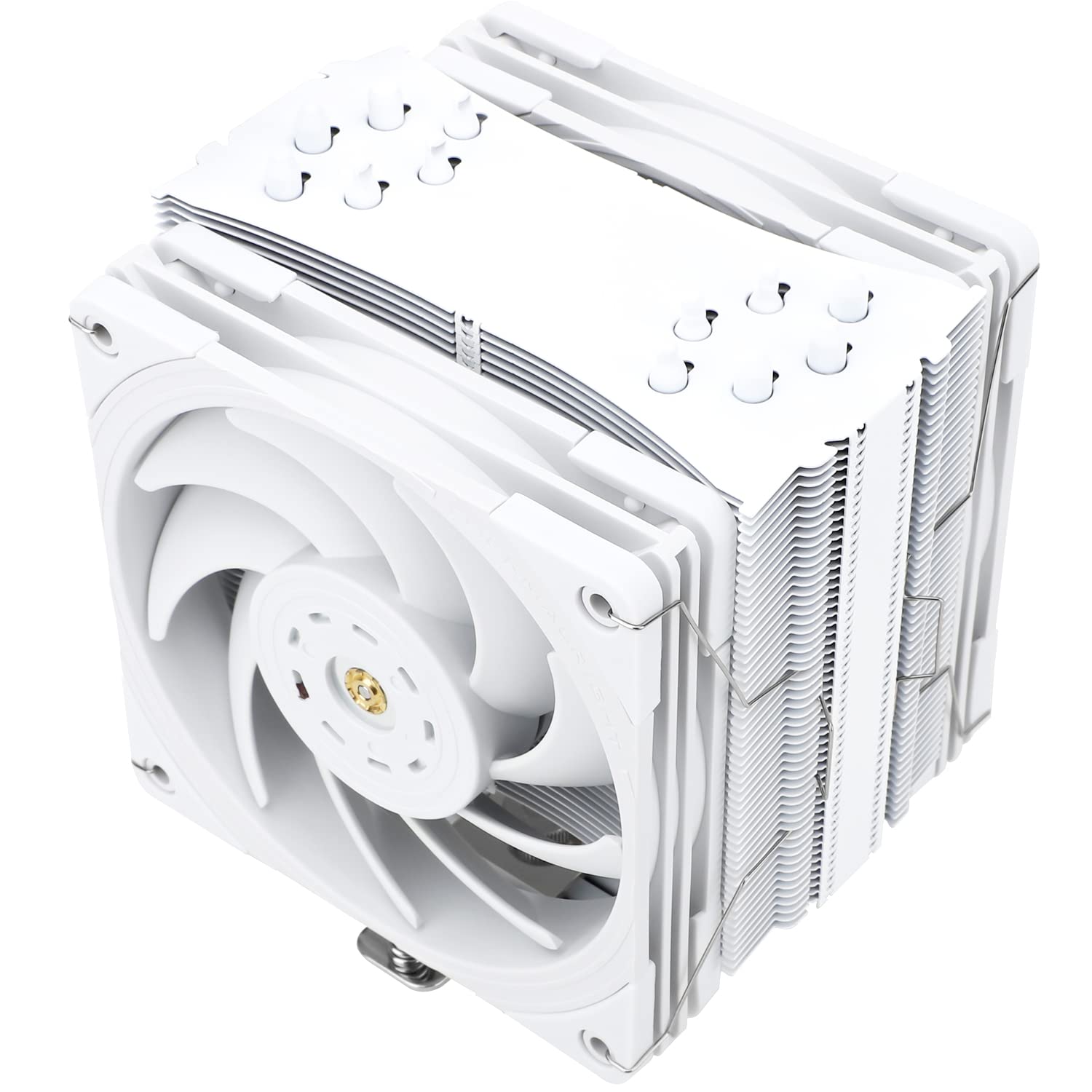 Thermalright U120EX REV.4 White CPU Air Cooler, 6 Heat Pipes, Dual 120mm TL-B12W Extrem PWM Fan, Aluminium Heatsink Cover AGHP Technology, for AMD AM4/Intel LGA 1150/1151/1155/1156/1200/2011/2066