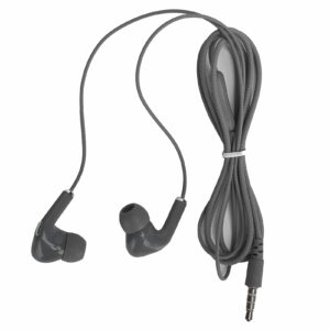 TQKLSM Wired Earbud Headphone 3.5mm Sports Earphone Universal HiFi Music Bass Earbud Headphone with Mic(Grijs)