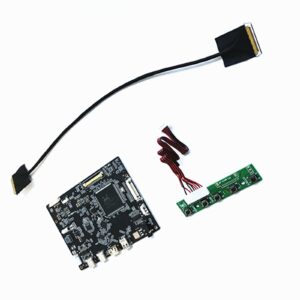 3840X2160 QFHD 4K LCD Panel Type-C Controller Board with HDMI-Compatible USB Audio Support Model MSAK24025P40 LCD NV140QUM-N61,BLACK,110x80x8mm