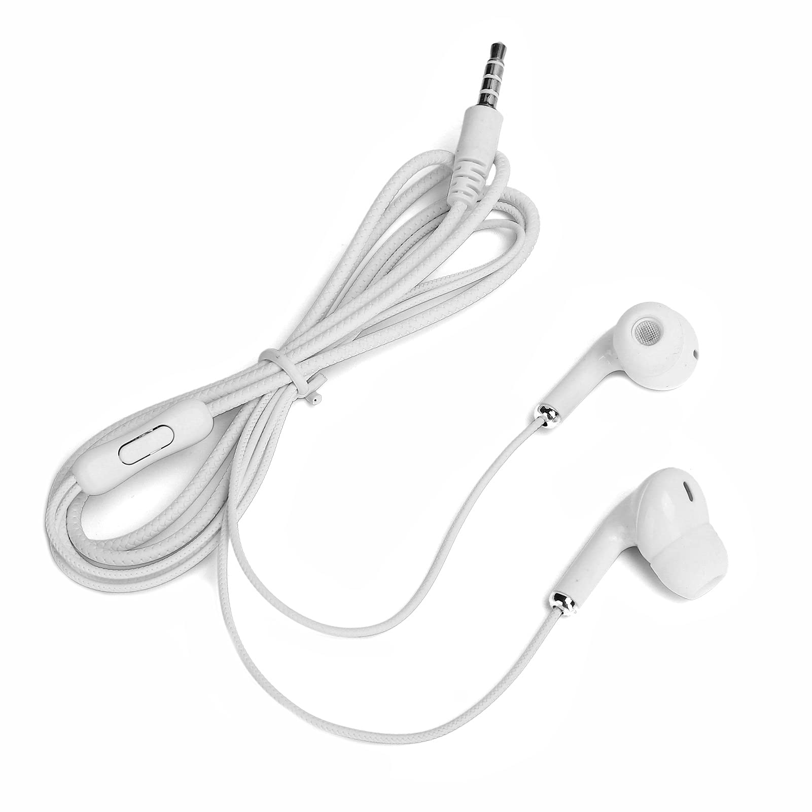 TQKLSM Wired Earbud Headphone 3.5mm Sports Earphone Universal HiFi Music Bass Earbud Headphone with Mic(wit)