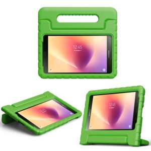 viahoo case for samsung galaxy tab a 8.0 tablet 2017 release models sm-t380/sm-t385 kid-proof & shockproof sturdy foam cover lightweight durable case, green