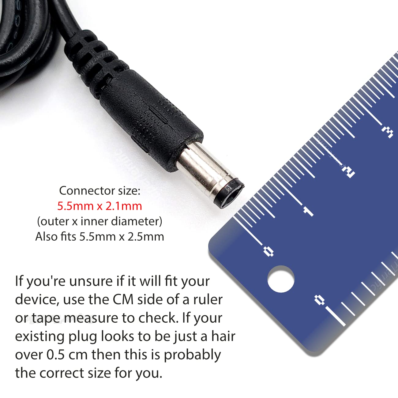 SuperTerrific 3V 1A, 1000mA Power Supply, DC Transformer 5.5mm x 2.1-2.5mm 3V1A Power Adapter