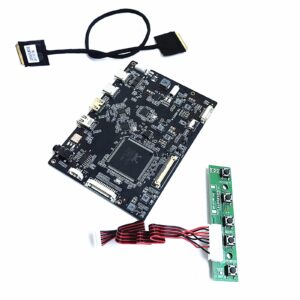 3840X2160 QFHD 4K LCD Panel Type-C Controller Board with HDMI-Compatible USB Audio Support Model MSAK24025P40 LCD NV140QUM-N61,BLACK,110x80x8mm