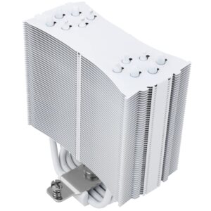 Thermalright U120EX REV.4 White CPU Air Cooler, 6 Heat Pipes, Dual 120mm TL-B12W Extrem PWM Fan, Aluminium Heatsink Cover AGHP Technology, for AMD AM4/Intel LGA 1150/1151/1155/1156/1200/2011/2066