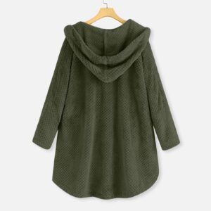 Hongxing Erke Women's Sweaters Oversized Pullover Sweatshirts Crewneck Balloon Sleeve Tops(Green, Large)