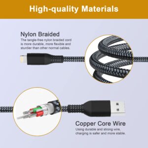 iPhone Charger 26FT/8M [Apple MFi Certified] Lightning Cable Extra Long iPhone Charging Cord Nylon Braided Apple Fast Charger Cable 2.4A for iPhone 13 12 11 Pro X XS Max XR/8 Plus/7 Plus/6/6s Plus/5s