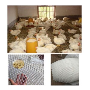 Chicken Wire Mesh Plastic Fence Net Breeding Netting Child Safety Net Lawn Protection Nets Non-slip Net Ventilation Net Flowerpot Mat Net White Mesh 0.8mm/1.2mm ( Color : Mesh1.2mm , Size : 110m )