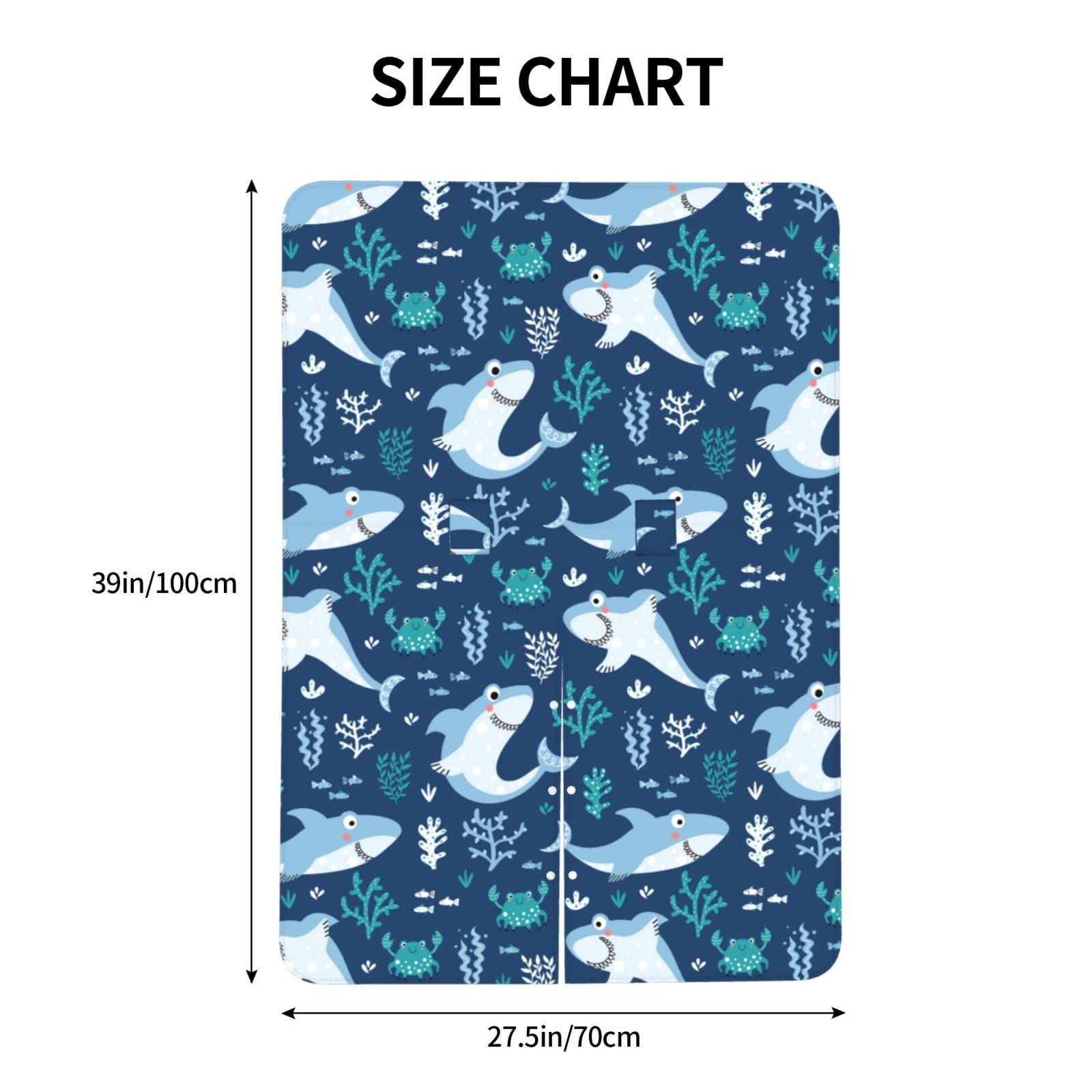 Rutiea Sharks and Fishes Car Seat Cover for Babies, Peekaboo Opening Minky Carseat Canopy Stroller Cover for Newborn, Mom Nursing Breastfeeding Covers, Blanket for Infant Toddler