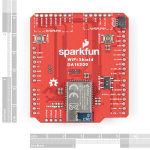 SparkFun Qwiic WiFi Shield - DA16200 -Ultra Low Power IOT WiFi Module -4MB Flash Memory -Qwiic Connector -Internet of Things -RTC Clock -On-Board chip Antenna -Three Ultra Low Power Sleep Modes