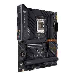 ASUS TUF Gaming Z690-PLUS WiFi D4 LGA 1700 ATX Motherboard, 15 DrMOS, PCIe 5.0, DDR4 RAM, Four M.2 Slots, Intel WiFi 6, Front USB 3.2 Gen 2 Type-C, Thunderbolt 4 Support and RGB Lighting