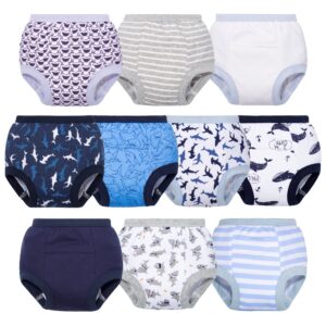 big elephant toddler potty training underwear - baby boys cotton toilet training pants 10 pack, 4t