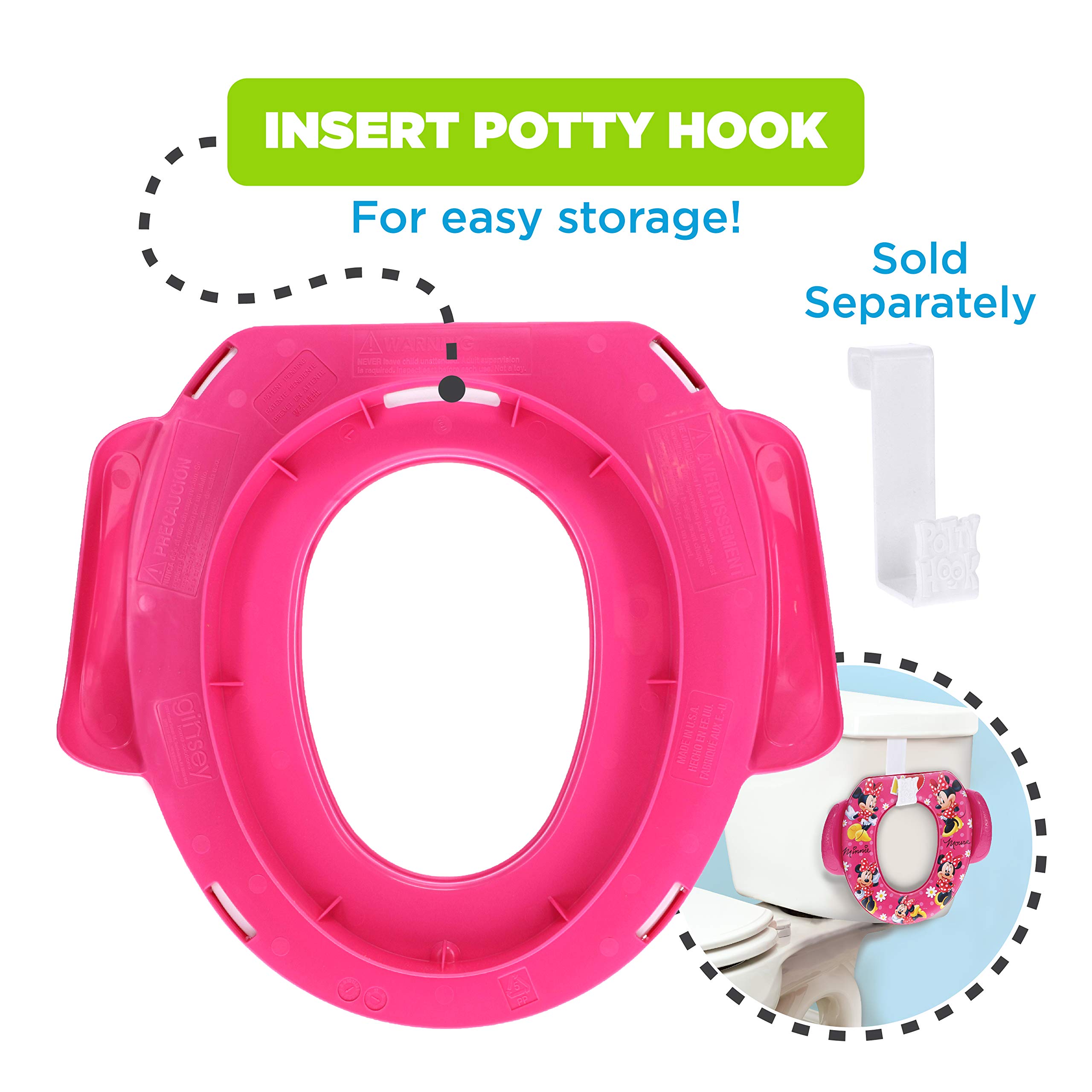 Ginsey Minnie Mouse"Mad About Minnie" Soft Potty Seat