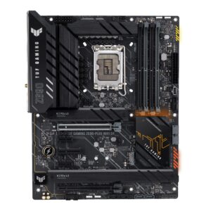 ASUS TUF Gaming Z690-PLUS WiFi D4 LGA 1700 ATX Motherboard, 15 DrMOS, PCIe 5.0, DDR4 RAM, Four M.2 Slots, Intel WiFi 6, Front USB 3.2 Gen 2 Type-C, Thunderbolt 4 Support and RGB Lighting