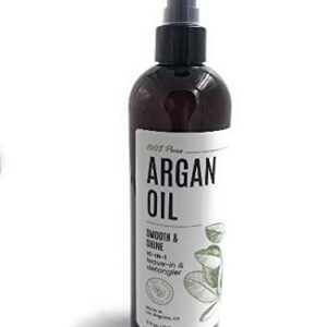 Custom Nature 100% Pure Argan Oil Smooth & Shine 10-in-1 Leave In & Detangler - 12 fl. oz.