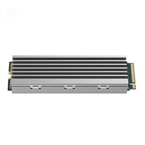 Reletech M.2 SSD Heatsink NVME 2280 Solid State Disk Drive Radiator Cooler Cooling Pad for Desktop PC (Silver)