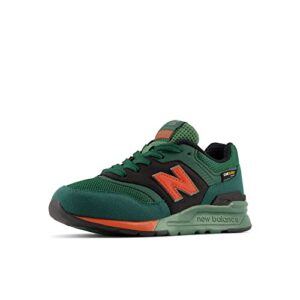 new balance baby girls kids 997h bungee lace sneaker, nightwatch green/jade, 4 wide infant