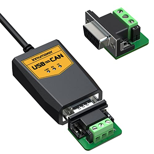 USB to CAN Converter Cable for Raspberry Pi5/4/Pi3B+/Pi3/Pi Zero(W)/Jetson Nano/Tinker Board and Any Single Board Computer Support Windows Linux Mac OS Android Venus OS