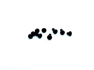 billi billi bb screw pack complete set 9 screws - black