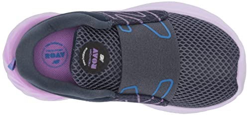 New Balance Baby Fresh Foam Roav V1 Bungee Running Shoe, Vintage Indigo/Electric Purple/Natural Indigo, 4 US Unisex Infant