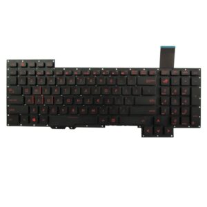 abakoo new keyboard compatible with asus g751 g751j g751jm g751jl g751jy g751jt 0knb0-e601us00 asm14c33usj442 red us