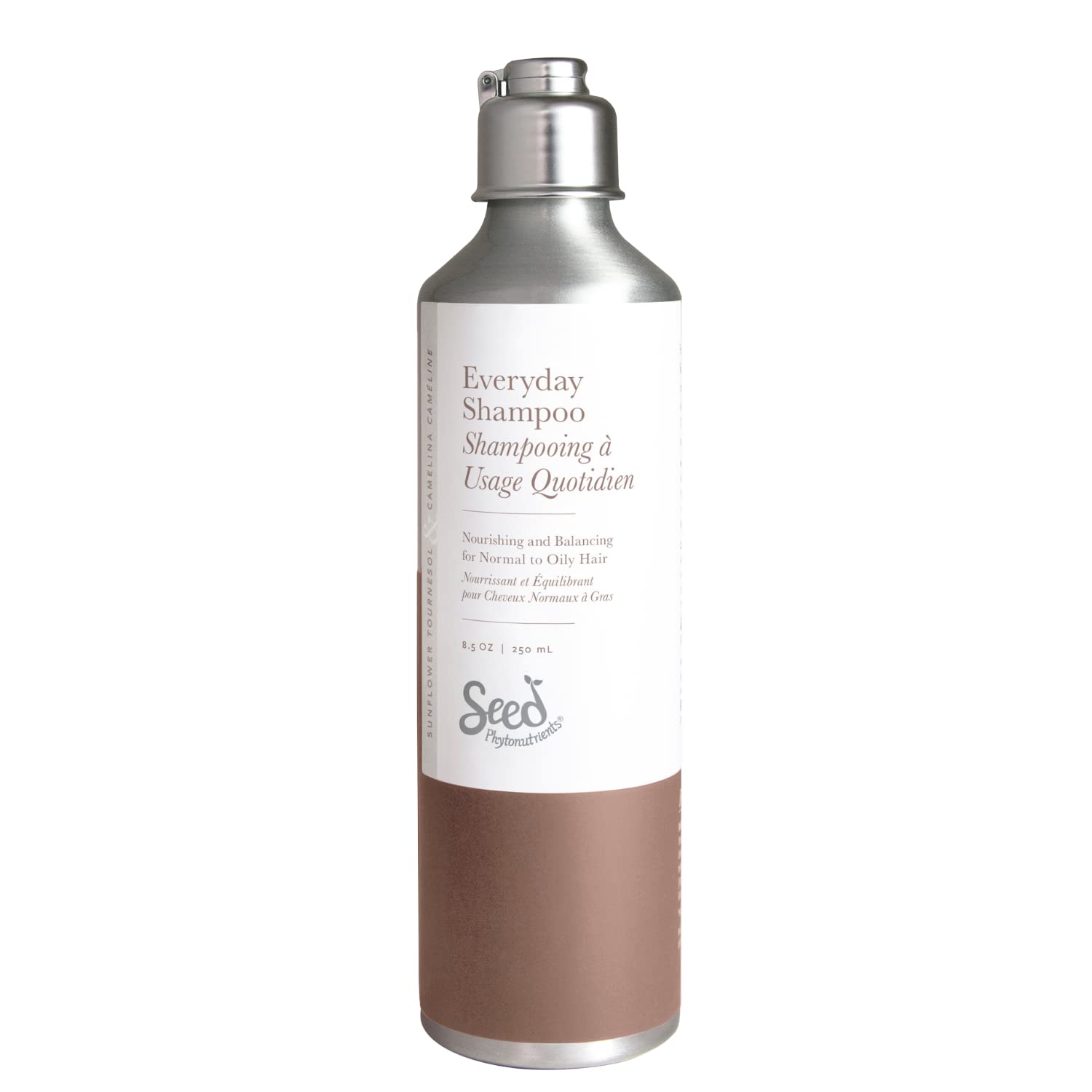 Seed Phytonutrients - Natural Everyday Shampoo | Sustainable, Vegan Clean Beauty (8.5 fl oz | 250 ml)