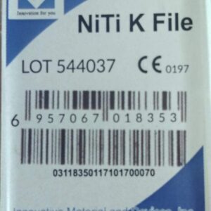 Niti K files (Box of 6) (25 MM (25#))