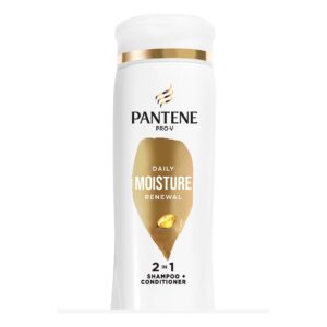 pantene pro-v daily moisture renewal 2 in 1 shampoo + conditioner, 12 oz