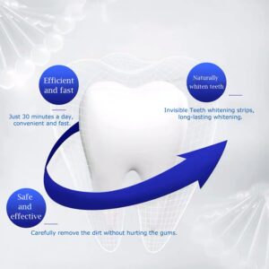 beautymart Teeth Whitening Strips,14 Non-Sensitive White Teeth Whitening Kit,Advanced No-Slip Technology,Improve Yellow Teeth & Remove Tooth Stain,Non-Toxic 7 days Treatment(Each with 1 Upper/1 Lower)