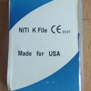 Niti K files (Box of 6) (25 MM (25#))