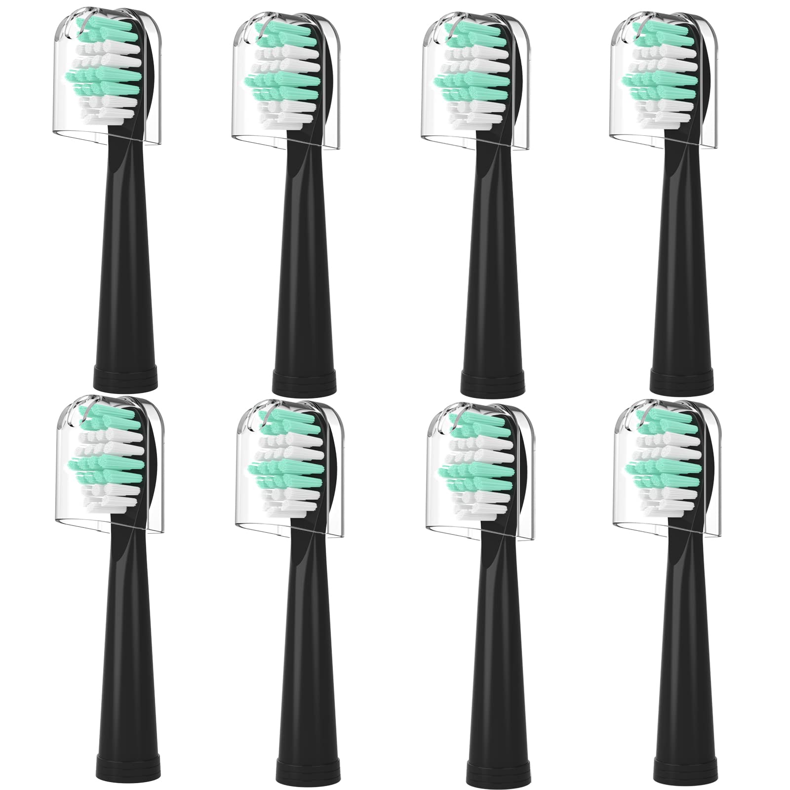 Electric Toothbrush Replacement Heads,Compatible with Fairywill Toothbrush Heads Electric Handle FW-E11,FW-507/508/551/FW908/FW910/917/949/958/959/FW610/FW659/FW719,FW-D1/FW-D3/FW-D7/D8,8 Pack