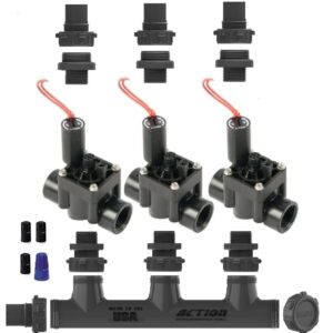 SPW Hunter Premium Valve Manifold System PGV101GS with Flow Control - Heavy Duty Action Machining Parts - 3/4'' or 1'' Slip PGV-101 (3 Zone)