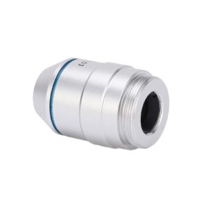 Hilitand Microscope Objective Lens,1X Biological Microscope Objective Lens, 195 Achromatic Objective Optical Glass Lens, Universal 20.2mm RMS Thread