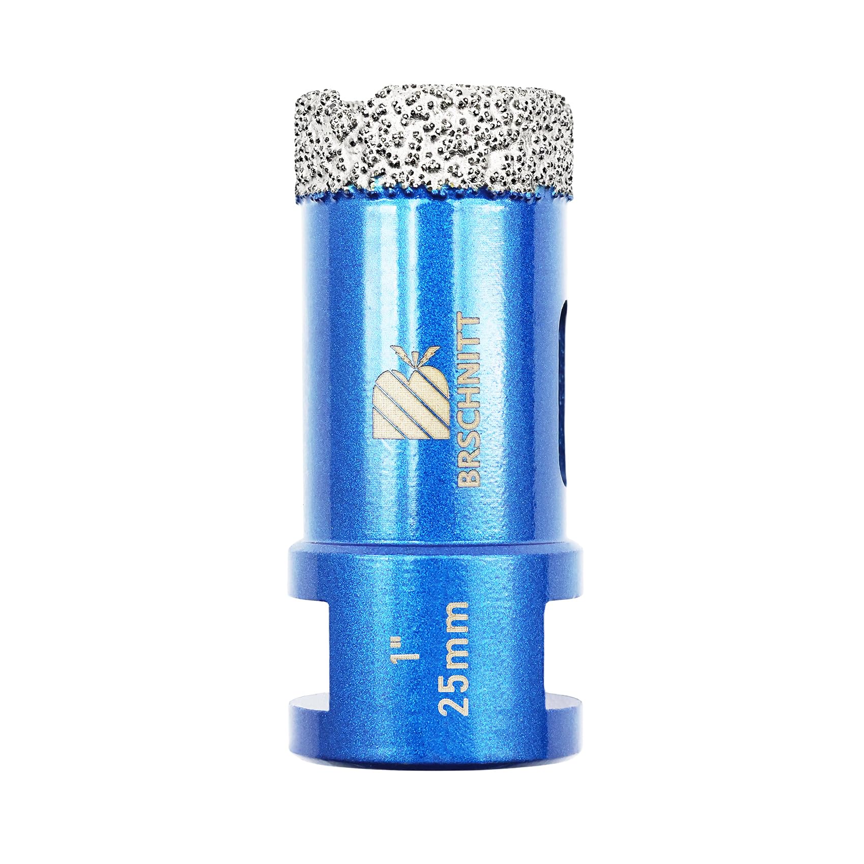 1 Inch Diamond Core Drill Bit for Porcelain Tile Ceramic Marble Granite Drilling,BRSCHNITT 1pc Vacuum Brazed Diamond Hole Saw with 5/8-11 Thread (25mm)