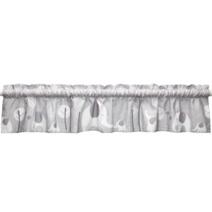 bedtime originals elephant love gray nursery window valance