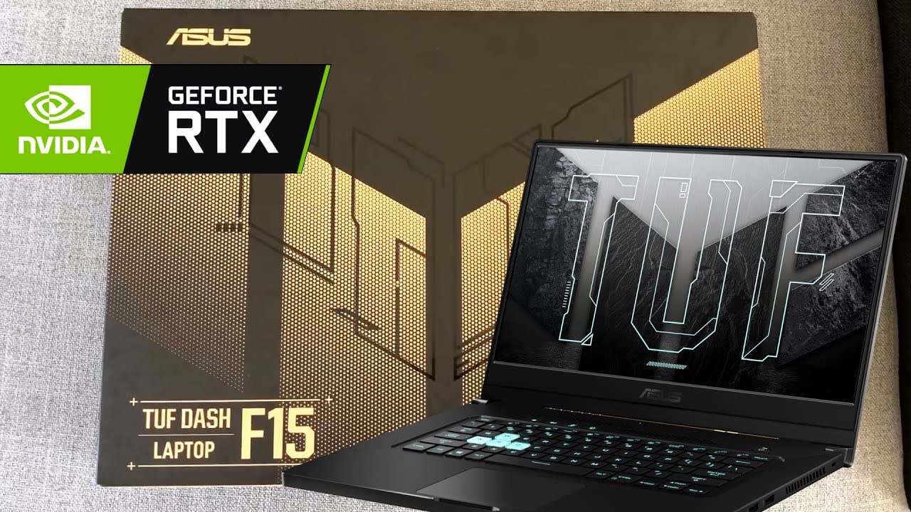 2022 Newest ASUS TUF Dash Premium Gaming Laptop: 15.6" FHD 144Hz IPS Display, Intel Gaming H Core H 8-Core i7-11370H, 32GB RAM, 1TB SSD, 4GB GeForce RTX 3050Ti, Wifi6, Backlit-KYB, DTS, Win10H