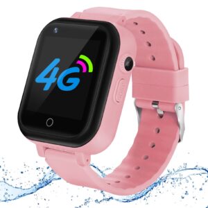 beacon pet kids smart watches boys girls ages 3-15 kids gps tracker waterproof 1.4 big touchscreen watch with sos two way call video chat birthday for boys girls