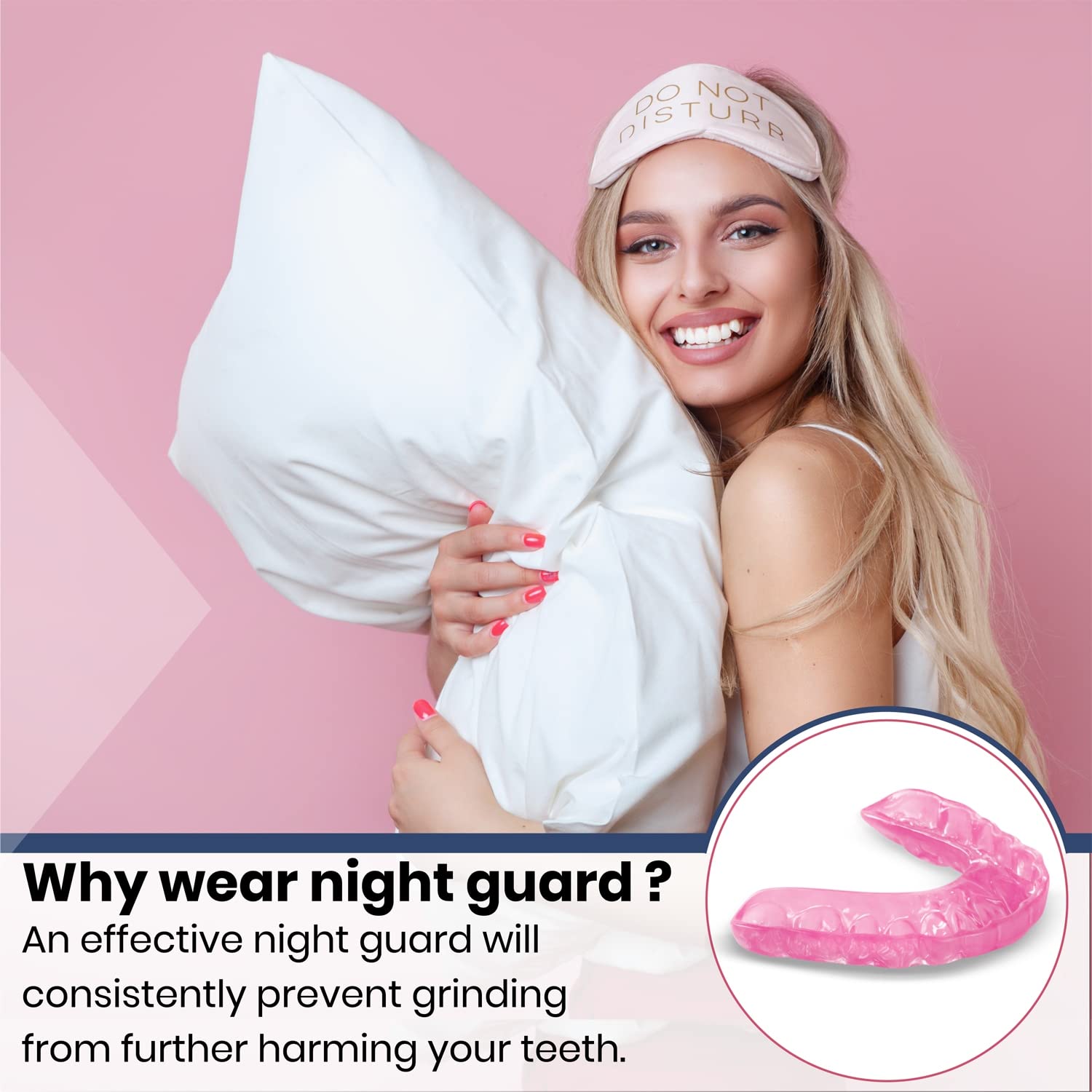 Good Nite Guard - Custom Night Guard for Clenching Teeth at Night, Personalized Night Guards for Bruxism, Clenching Teeth, Teeth Grinding & TMJ Relief, Mouth Guard for Sleeping