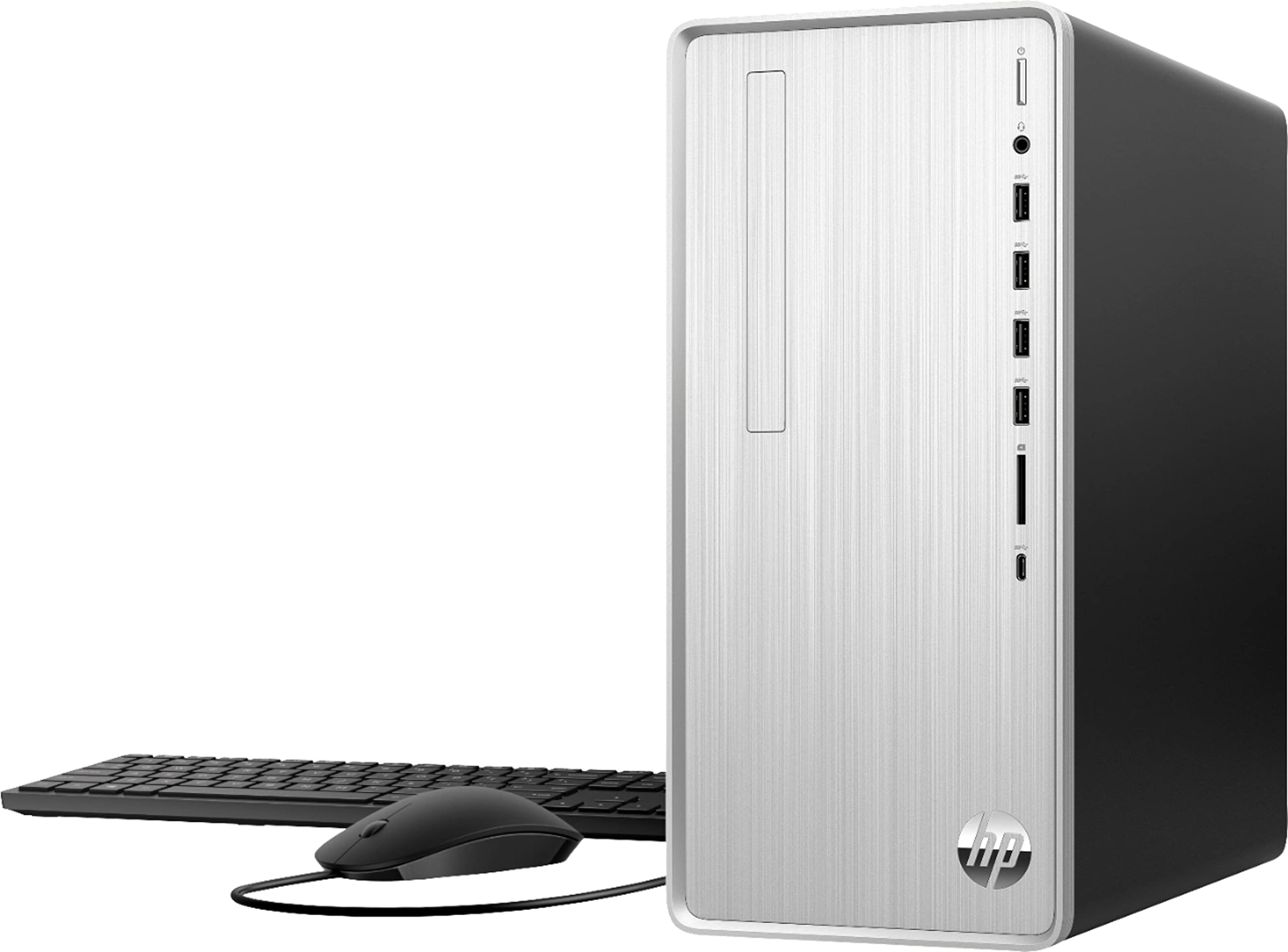 HP TP01 Pavilion Business Desktop 10th Gen Intel 6-Core i5-10400 16GB RAM 1TB PCIe SSD + 1TB HDD Intel UHD Graphics HMDI VGA USB-C WiFi AC Bluetooth RJ-45 Windows 10 Pro w/Accessories