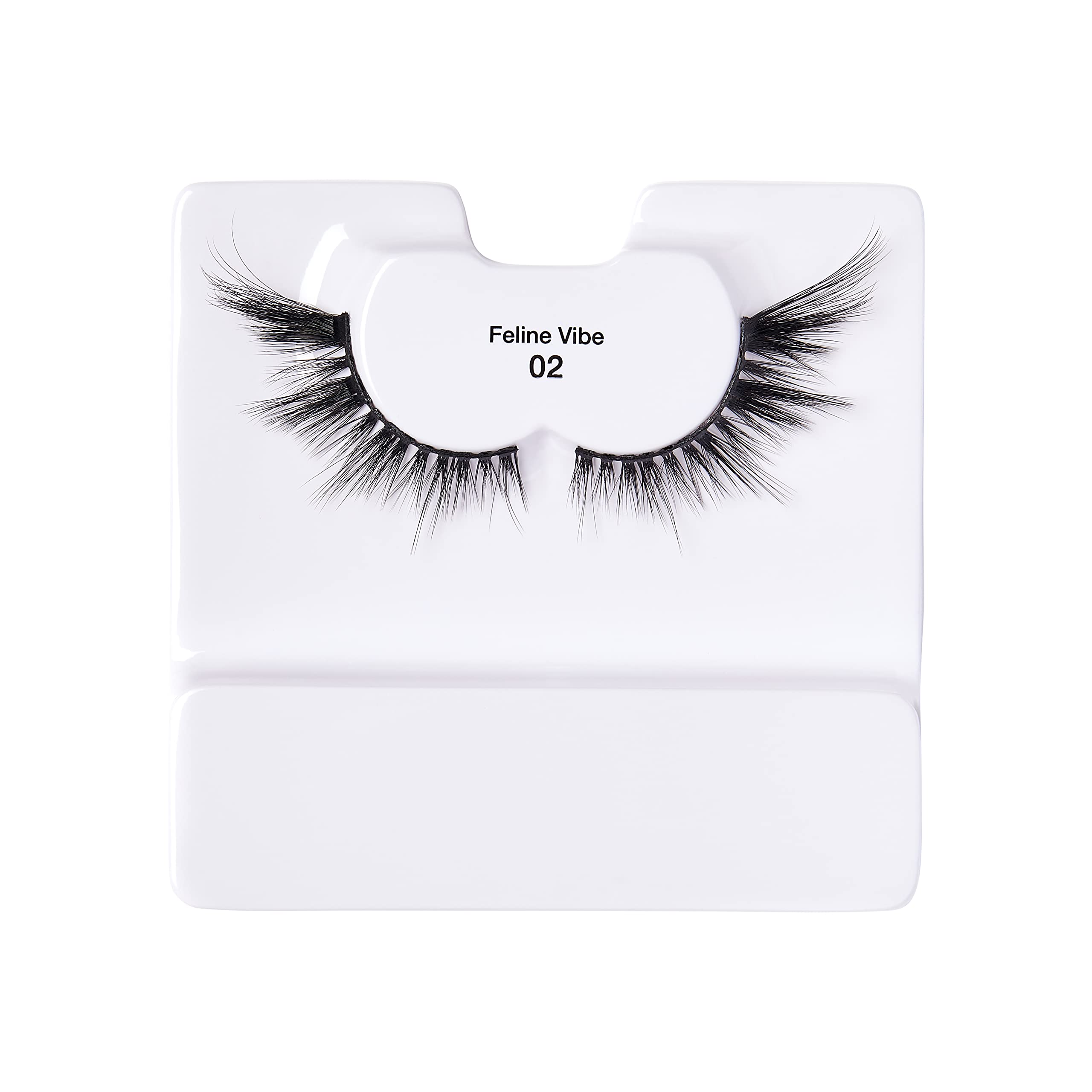 i-ENVY 2 Pairs False Eyelashes Feline Vibe Cat and Fox Eye Lifting Look, Dramatic Lashes (02)