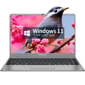 teclast 14 inch laptop computer, 8gb ddr4 256gb ssd notebook pc with intel celeron with intel n4120 (up to 2.9 ghz), fhd 1920x1080, ultra slim windows 10 laptop, 2.4g/5g wifi, free update to win 11