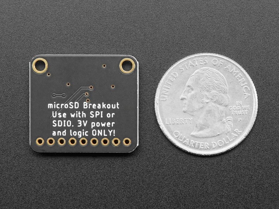 Adafruit 4682 3V Micro SD SPI or SDIO Breakout Card