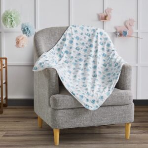 Mon Lapin Baby Blanket Super Plush Receiving Blanket for Boy or Girl - Newborn, Infant, and Toddler - Swaddling Cuddling Blanket in Bassinet, Crib, Stroller - 30 x 40 Inches (Elephant)