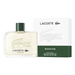 Lacoste Booster Eau de Toilette - Long Lasting Fragrance with notes of Orange, Lavender & Vetiver - Fougere & Aromatic - 4.3 fl. oz.