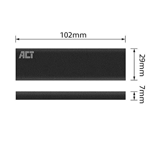 ACT Aluminum M.2 SATA and NVMe External SSD Enclosure, USB C 3.2 Gen 2, 10Gbps Transfer Rate, M-Key/B+M Key, M2 SSD Enclosure for Size 2230/2242/2260/2280 – AC1605