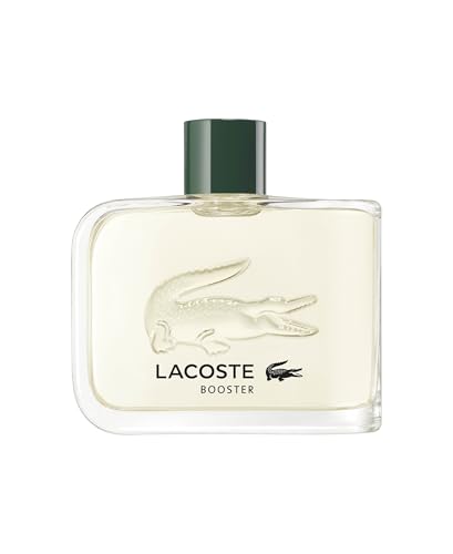 Lacoste Booster Eau de Toilette - Long Lasting Fragrance with notes of Orange, Lavender & Vetiver - Fougere & Aromatic - 4.3 fl. oz.