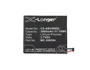 cs battery replacement battery for sv98ln mc-308594