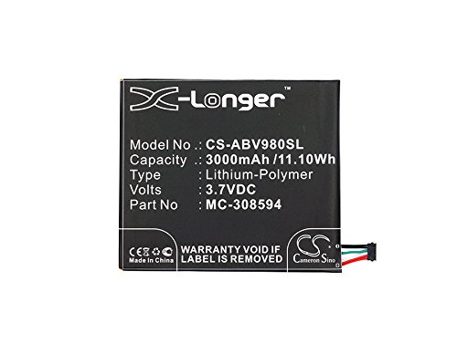 CS BATTERY Replacement Battery for SV98LN MC-308594