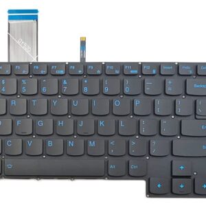 laptoppartshub Replacement Blue Backlit Keyboard for Ideapad Gaming 3-15ARH05 3-15IMH05 Laptop