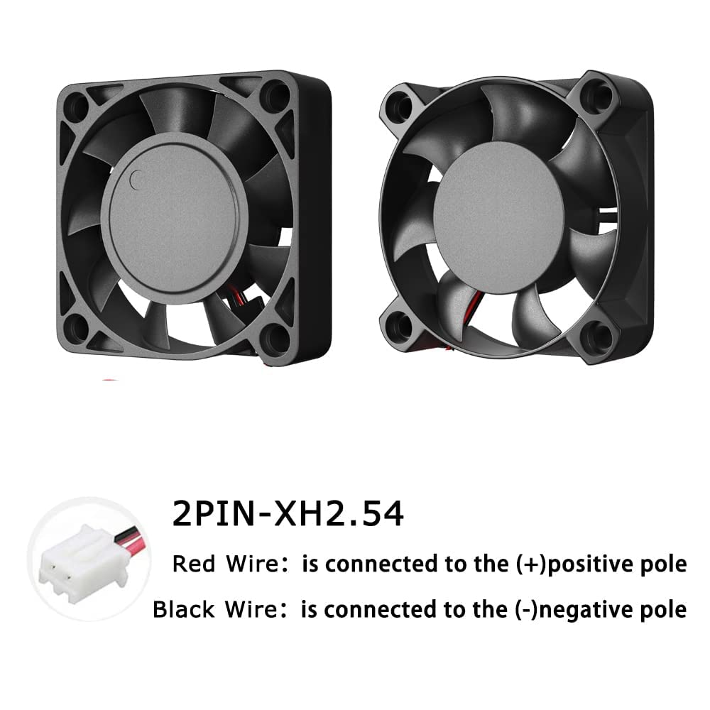 3Pcs HKWANTAT Dual Ball Bearings Brushless DC Cooling 40mm Fan 24v 4010 40x40x10mm 2-Pin