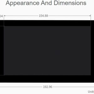 waveshare 7inch DSI LCD 1024×600 Touch Screen for Raspberry Pi 4B/3B+/3A+/Compute Module 4 (CM4)/Compute Module 3+ (CM3+) Toughened Glass IPS Display Capacitive Monitor 5-Points Touch Driver Required